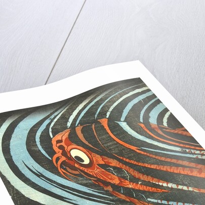 Oniwakamaru preparing to kill a giant carp, detail posters & prints by ...