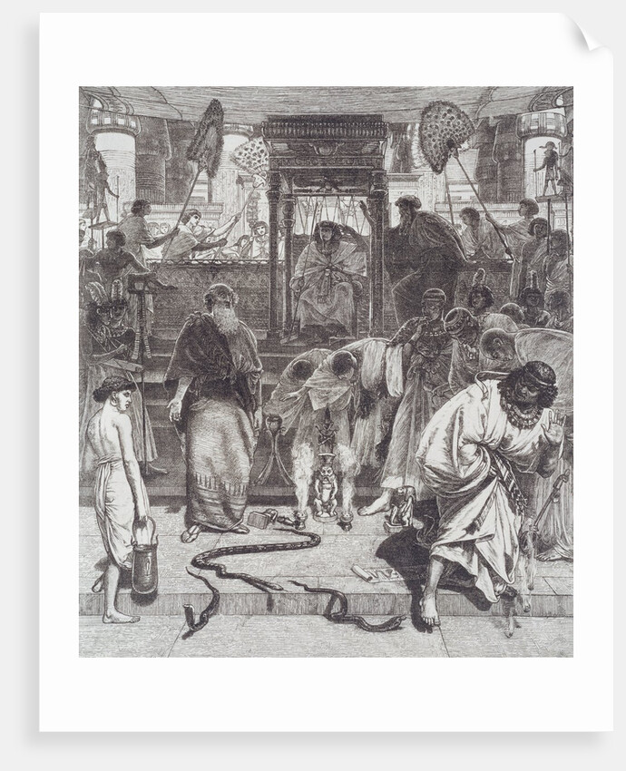 Moses and Aaron before Pharoah posters & prints by Edward John Poynter