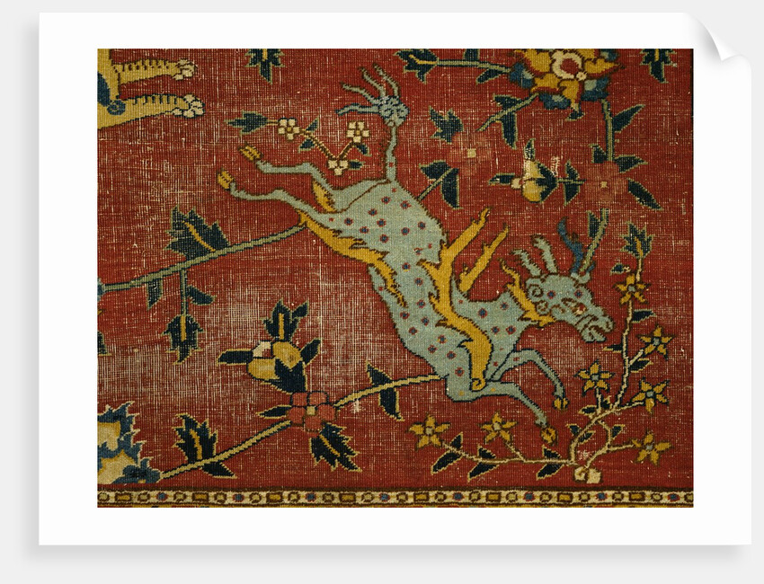 The Fremlin Carpet, detail. India, 17th century posters & prints by Unknown