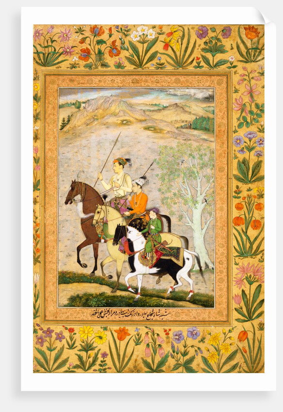 The three younger sons of Shah Jahan posters & prints by Balchand