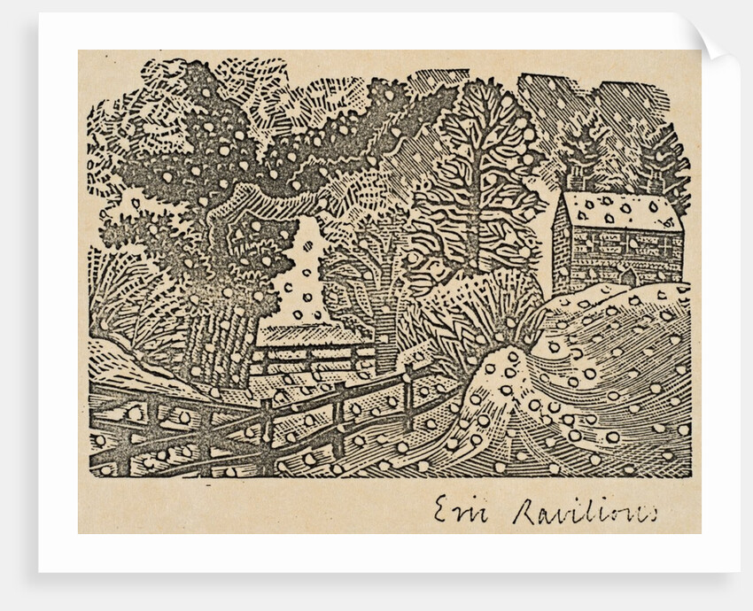 Winter Snow posters & prints by Eric Ravilious